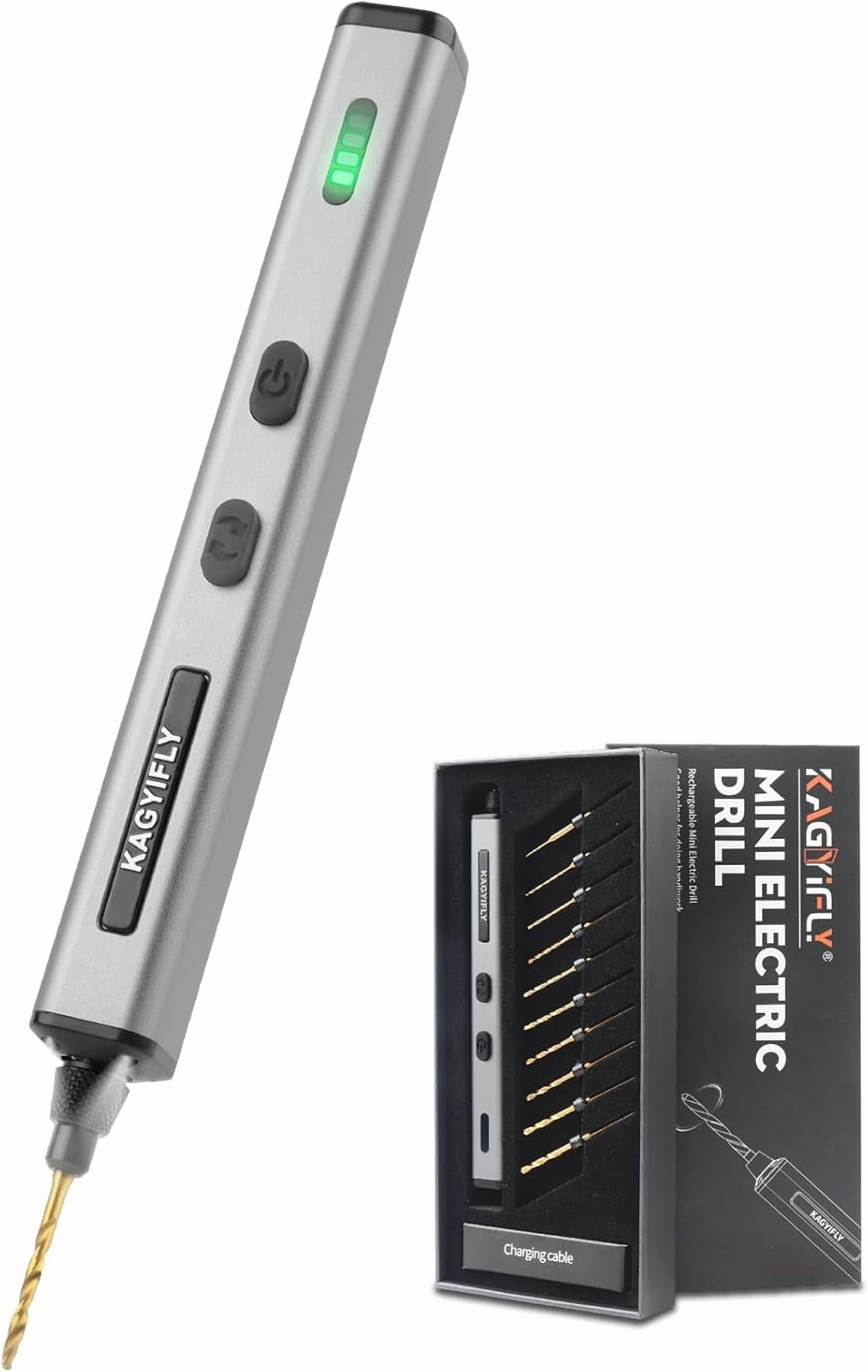 Cordless Mini Drill Pen with 10 Bits, Brushless Motor, 0.2 N·m XIULINh ...