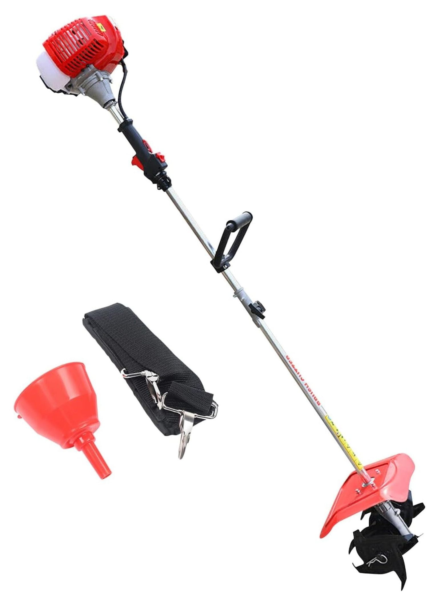 Cordless Mini Tiller Cultivator 42.7cc 2-Stroke Gas Powered Handheld ...