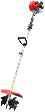 Cordless Mini Tiller Cultivator 42.7cc 2-Stroke Handheld Tiller ...