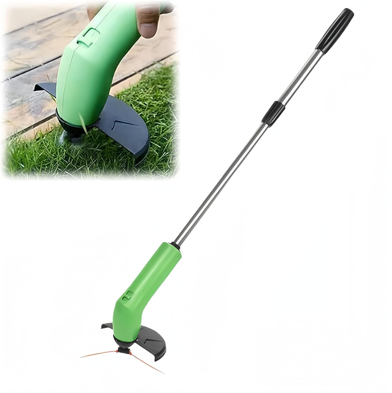 Cordless Mini Weed Trimmer, Household Small Weed Trimmer, Lawn Mower ...