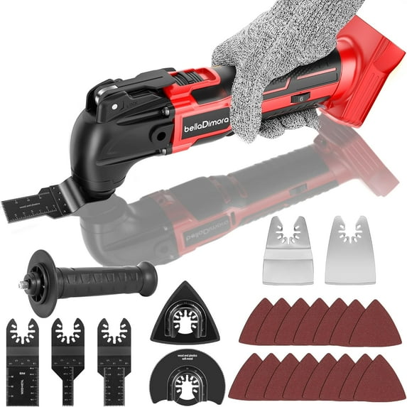 Cordless Oscillating Multi Tool Compatible with XIULIN 18V Battery ...