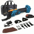 Cordless Oscillating Multi Tool Variable 6-Speed Anti-vibration include ...