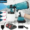 HOUFIY Cordless Paint Sprayer, Electric Airless Spray Gun with HVLP ...