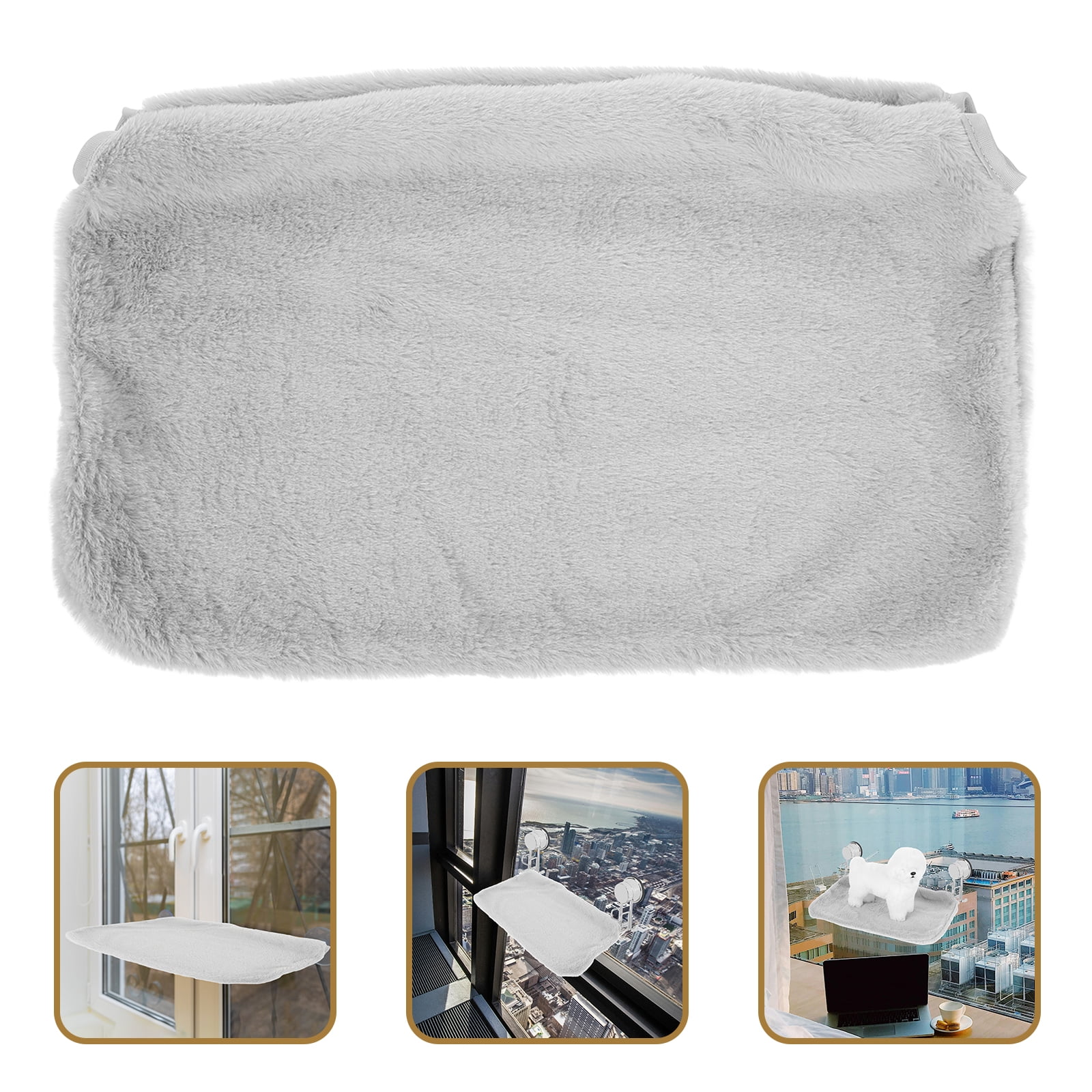 Cordless Perch Cover,Detachable Cat Window Perch Cover Breathable Plush ...