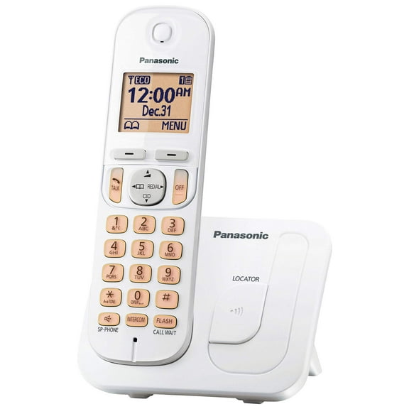 Panasonic KX-TDG61X Corded Cordless Phone with Call Blocking, Black (3 ...