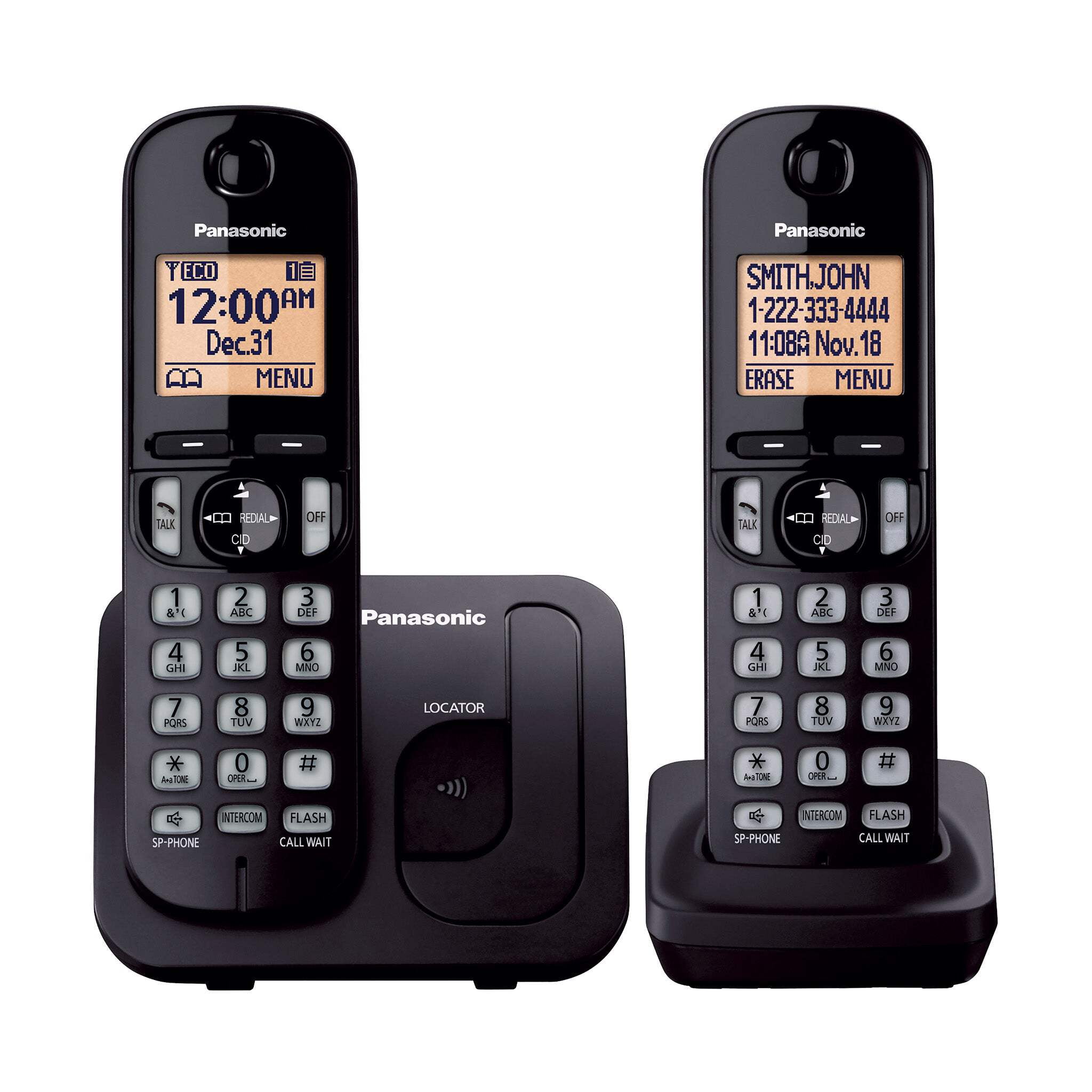 Cordless Phone, 1.6" Backlit Display, Call Block - KX-TGC20x Series ...