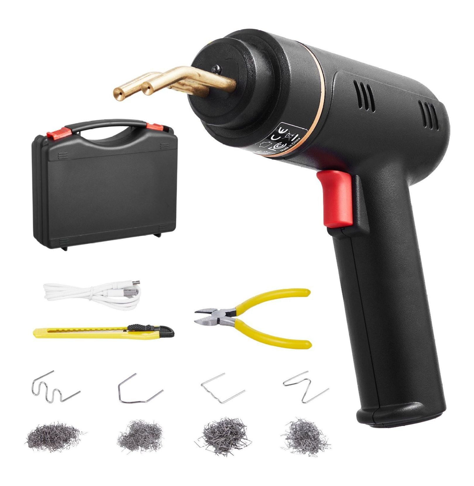 Cordless Plastic Welder 120W - 400 Staples Repair Kit - Auto Bumper ...