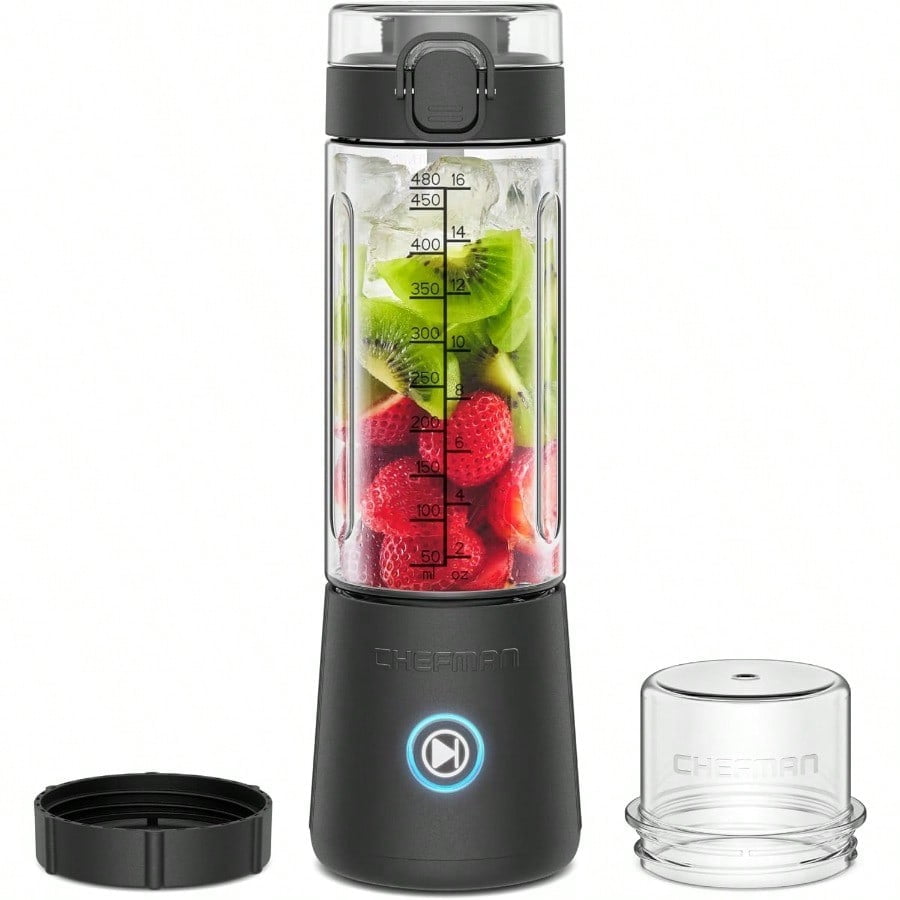 Cordless Portable Blender for Smoothies and Shakes BPAFree 16 oz ...