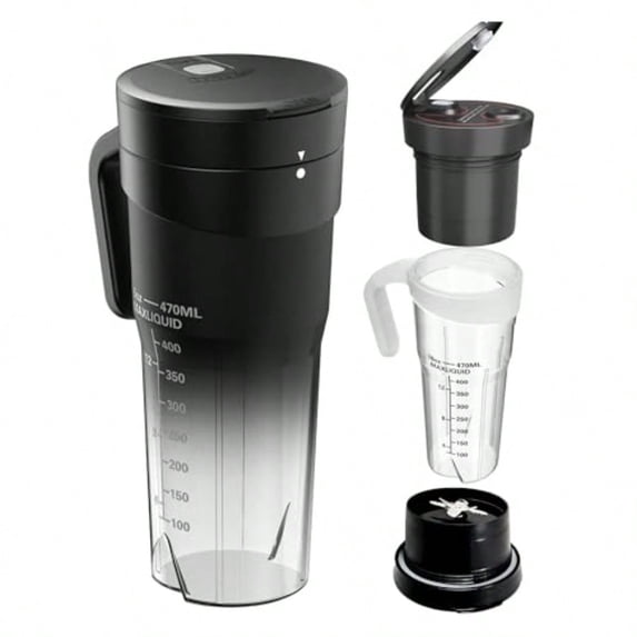 Cordless Portable Blender USB Rechargeable Leakproof Lid Personal ...