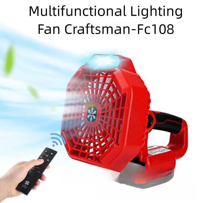 Cordless Portable Fan For Craftsman 20V Battery Camping Fan Portable ...