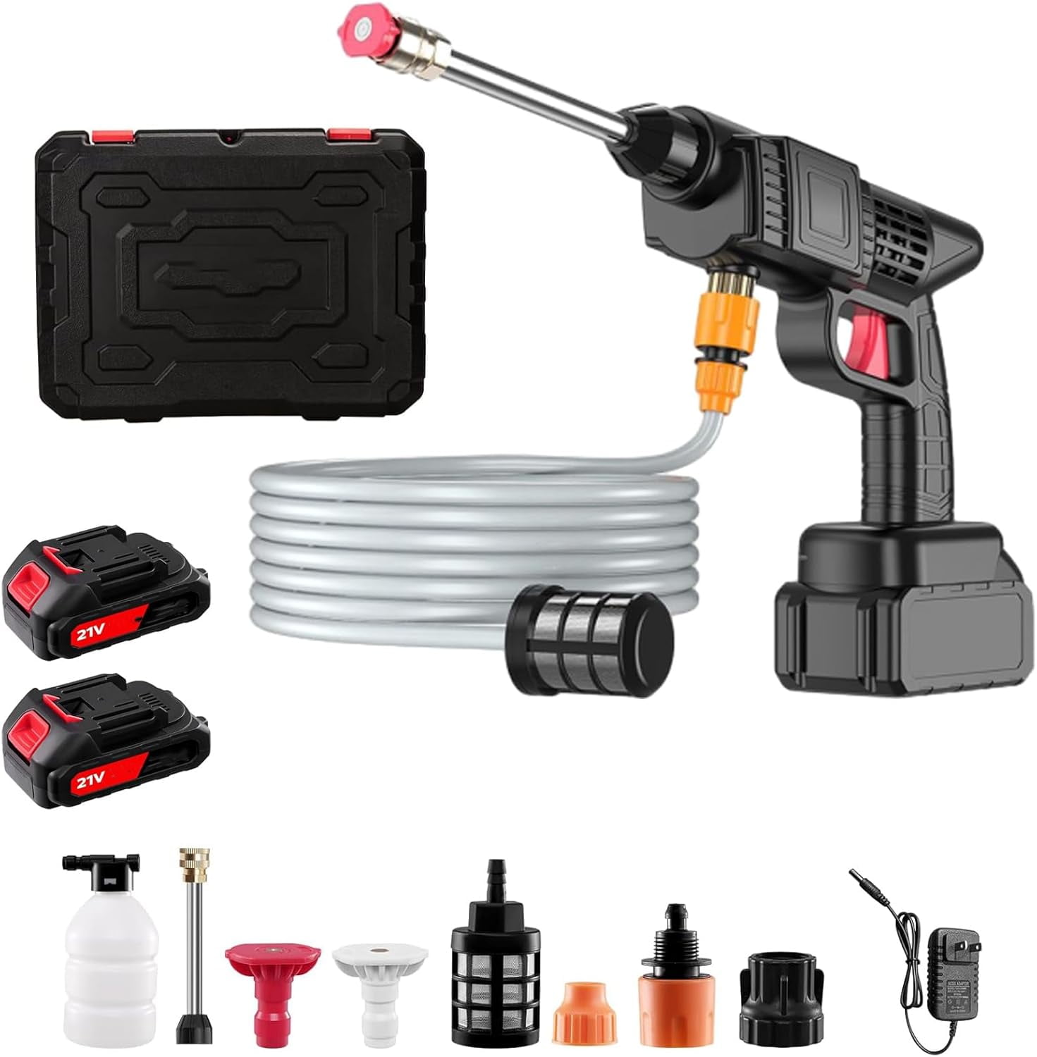 Cordless Portable High Pressure Spray Water Gun, 2025 New Cordless ...