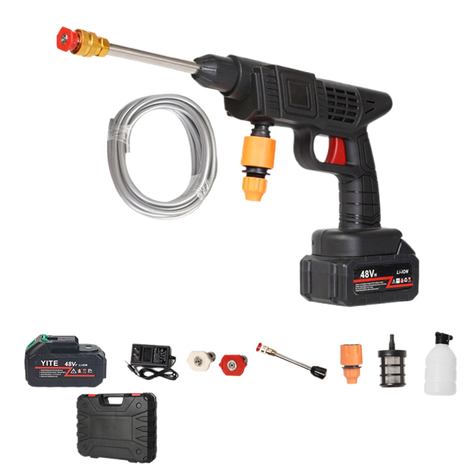 Cordless Portable Power Washer Battery Powered Pressure Washer ...