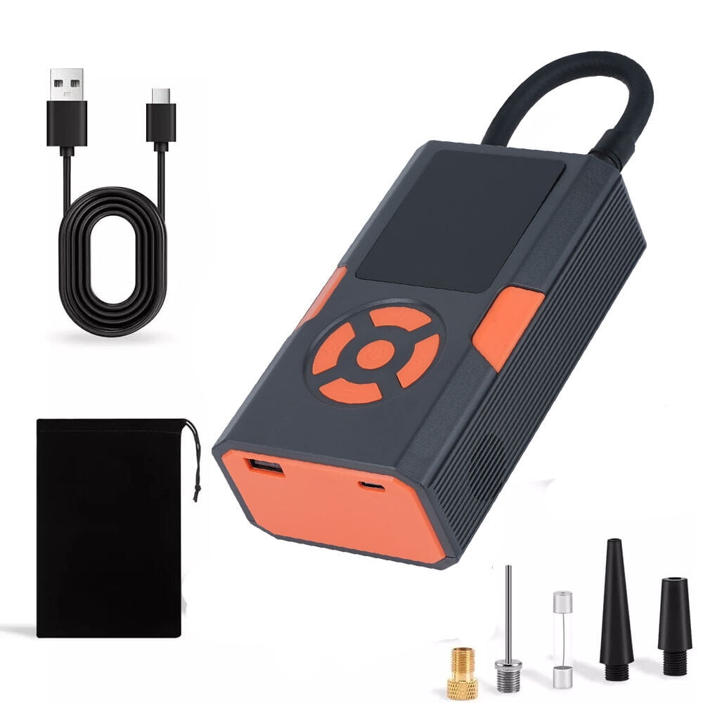 Cordless Portable Tire Inflator, 5000mAh 150 Psi Digital Pressure Gauge ...