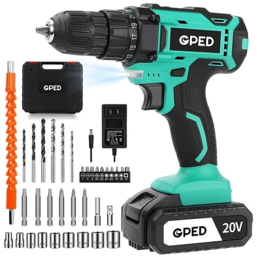 "Ryobi ONE+ 18V 1/2"" Cordless Drill/Driver, Battery Power, Tool Only ...