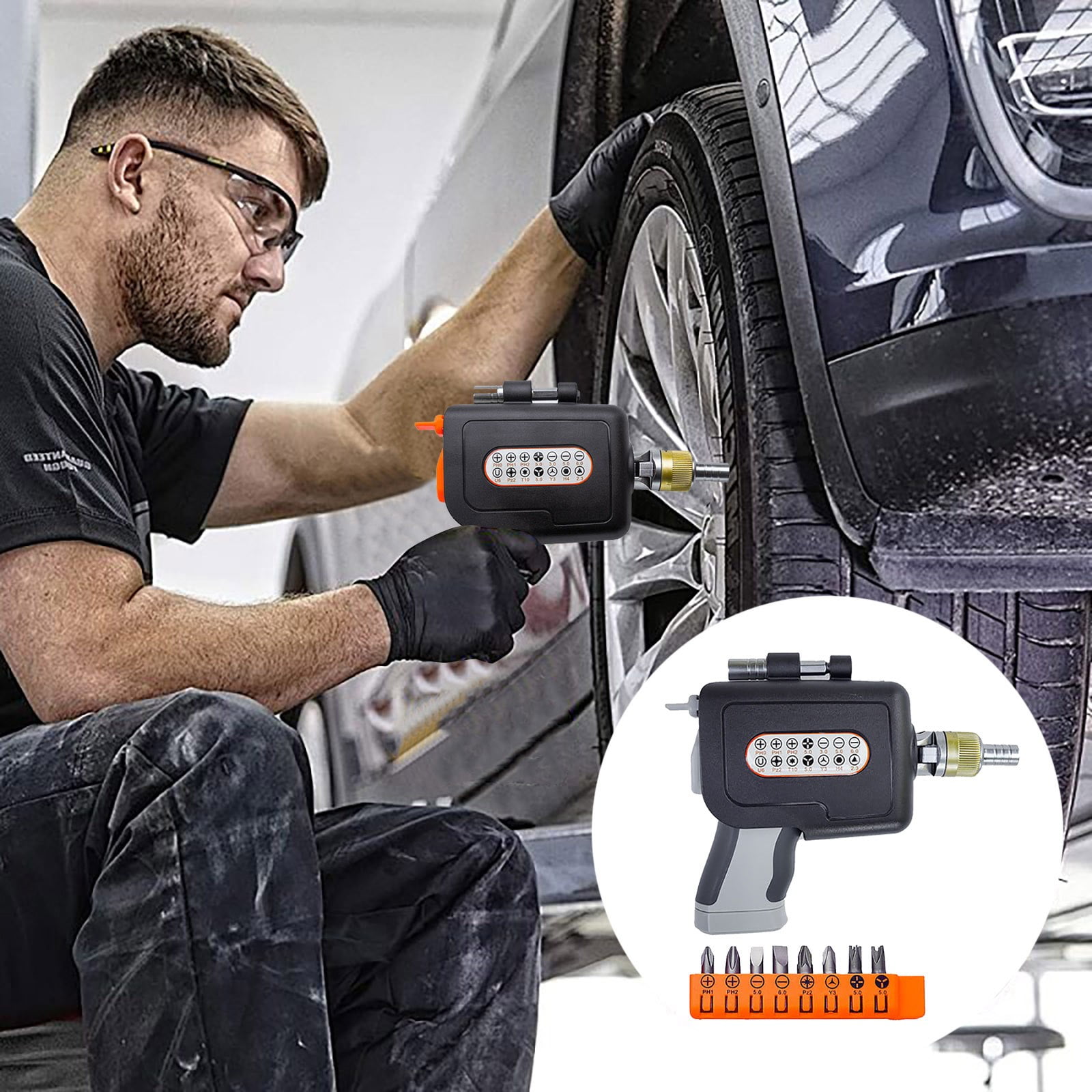 Cordless Power Screwdriver Electric Screwdriver Rechargeable Set ...