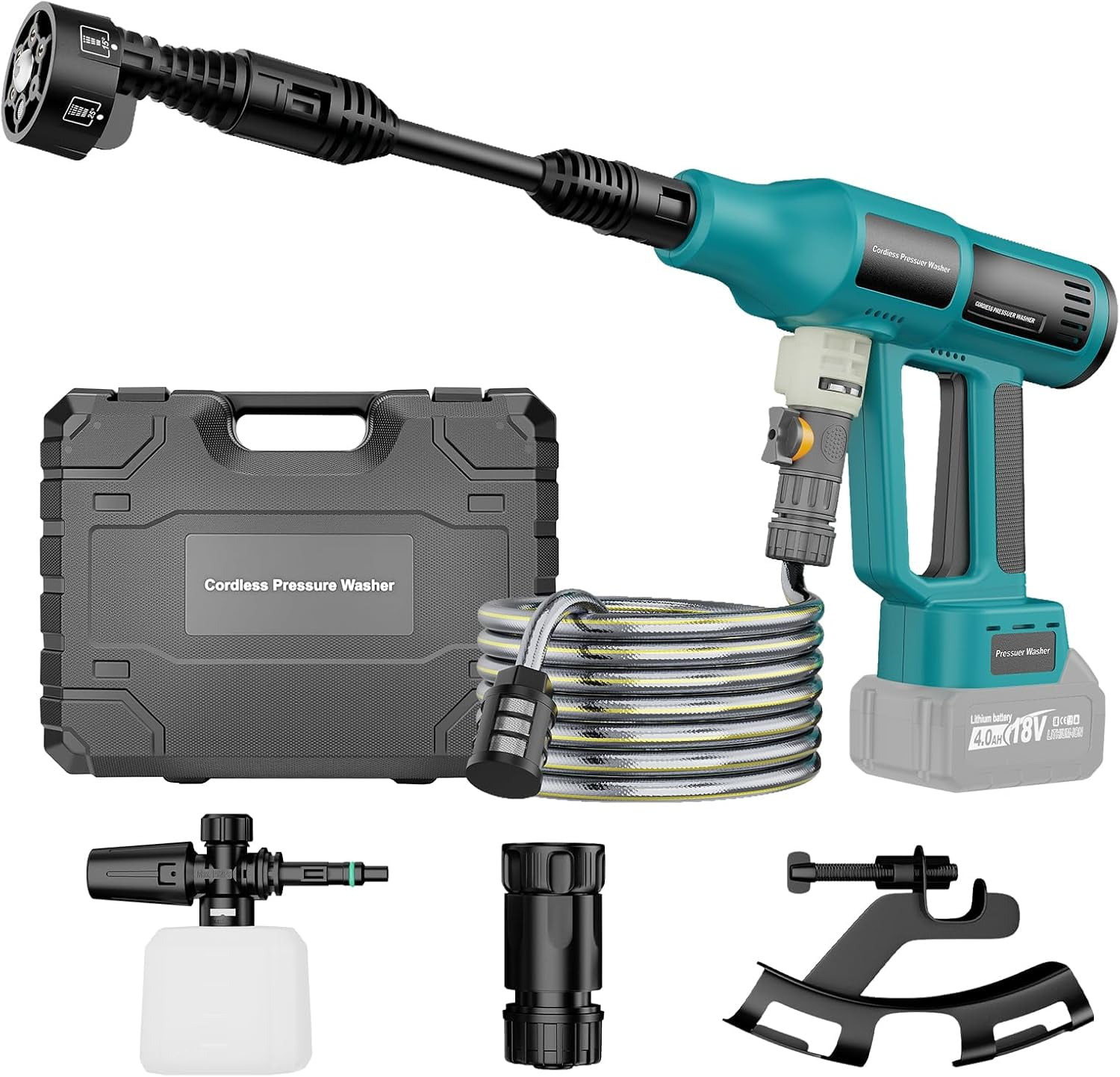 Cordless Power Washer for Makita 18V Battery, Portable Handheld ...