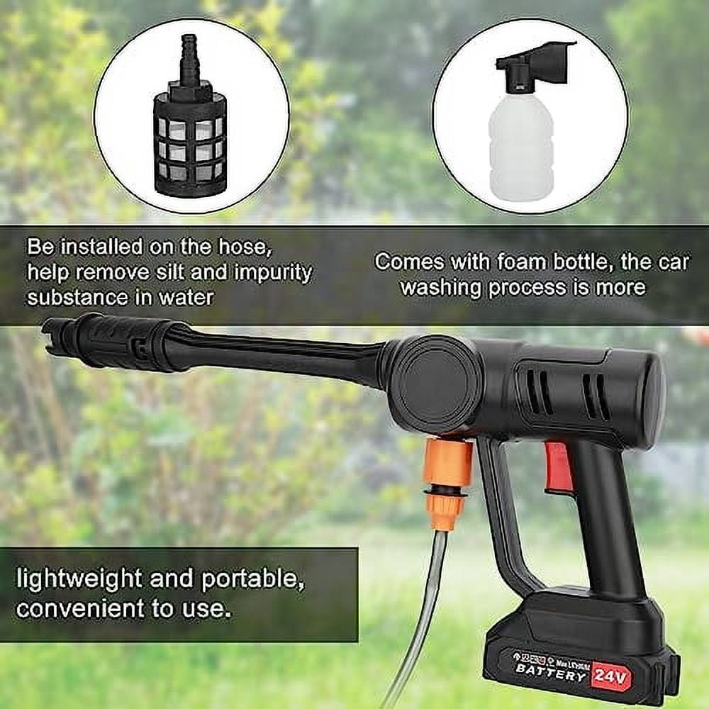 Cordless Pressure Washer, MAX 725-PSI 21V Portable Power Washer with ...