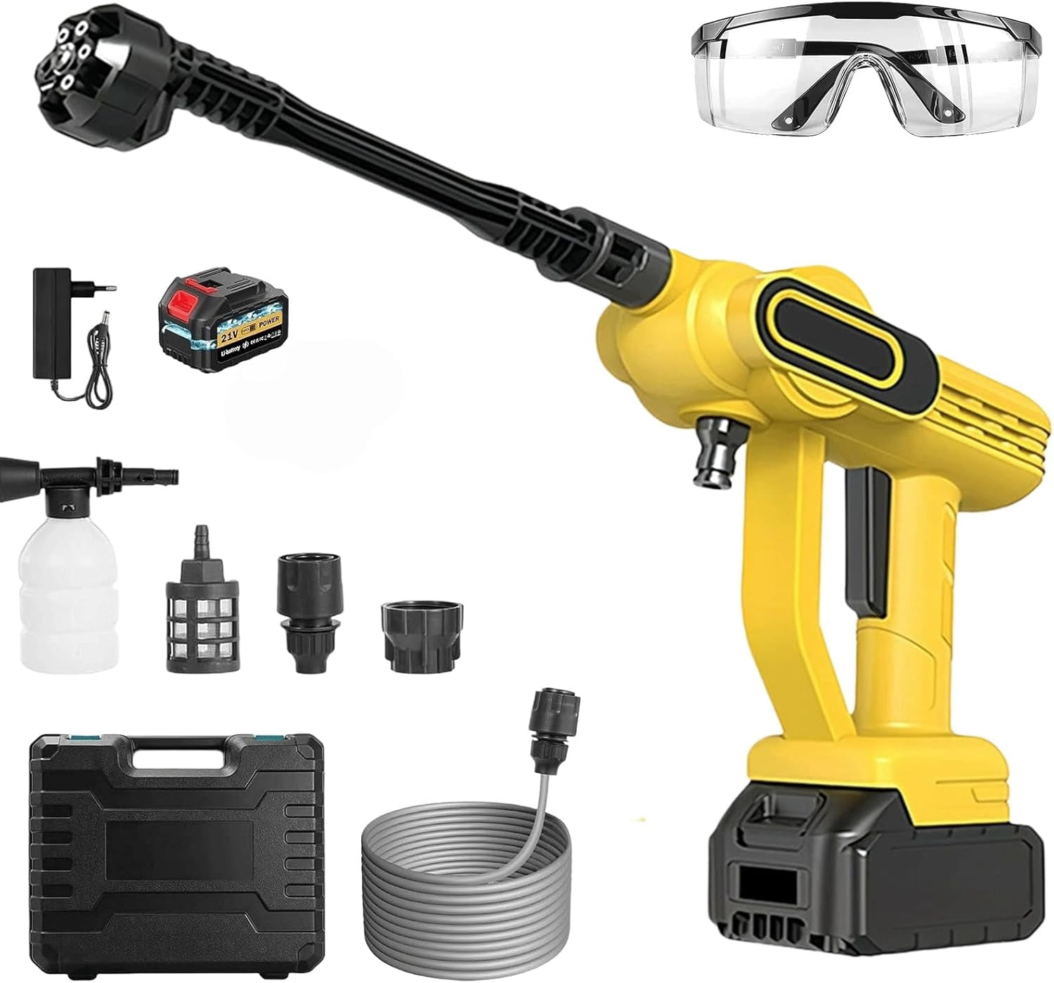 Cordless Pressure Washer Portable,Battery Operated Pressure Washer with ...