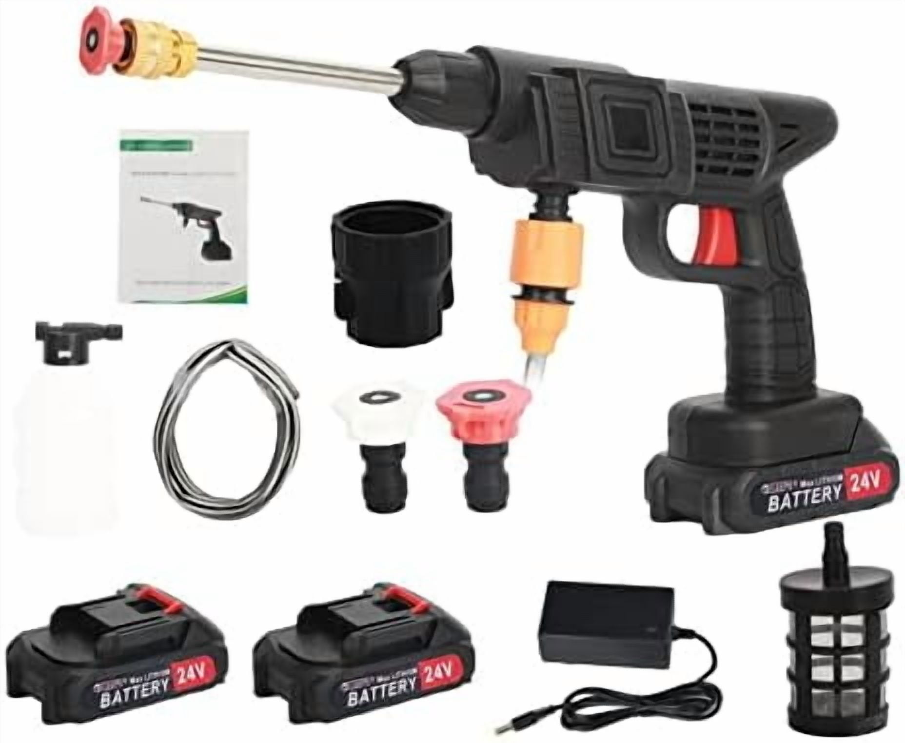 Cordless Pressure Washer, Portable Power Cleaner, Handheld Professional ...