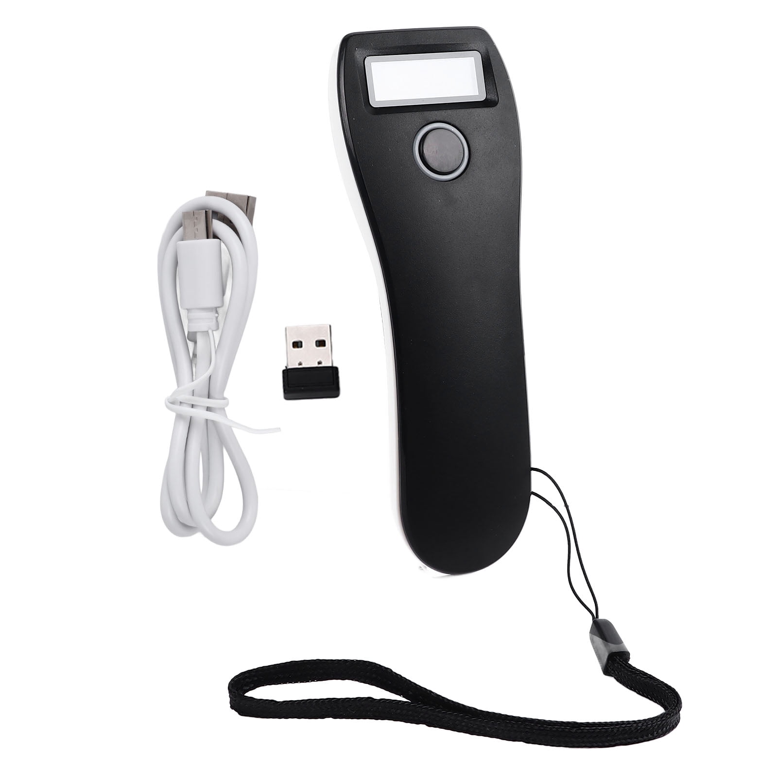 Cordless QR Code Scanner Portable Mini Barcode Reader Wireless ...