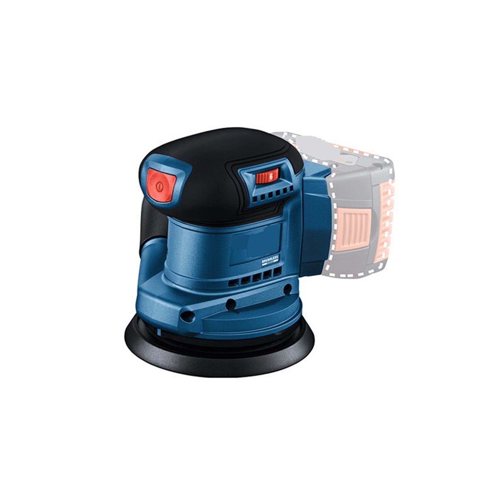 Cordless Random Orbit Sander Brushless 125MM Rechargeable Sandpaper ...