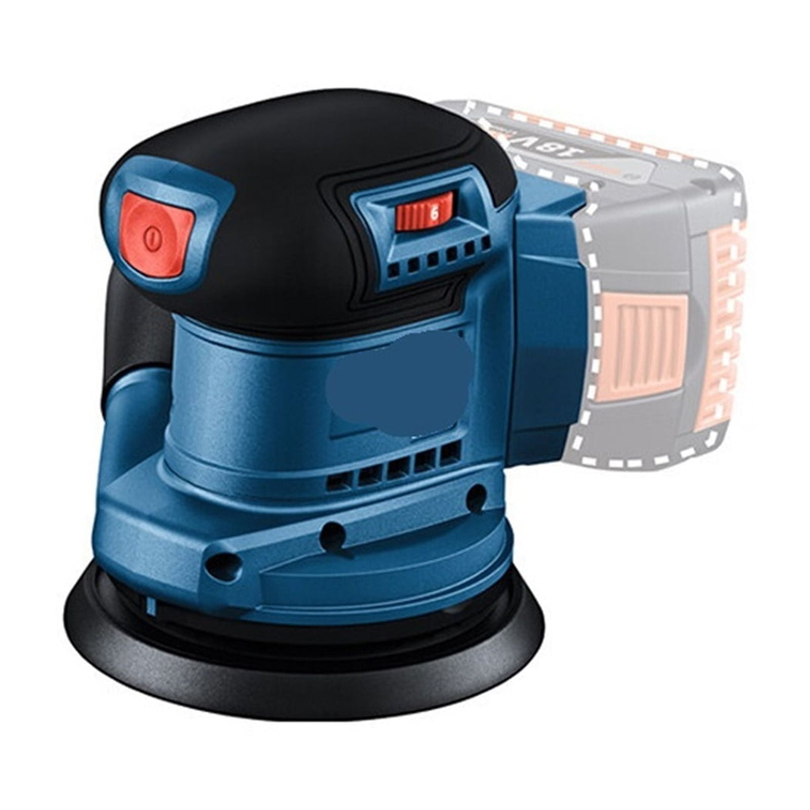 Cordless Random Orbit Sander Brushless 125MM Rechargeable Sandpaper ...