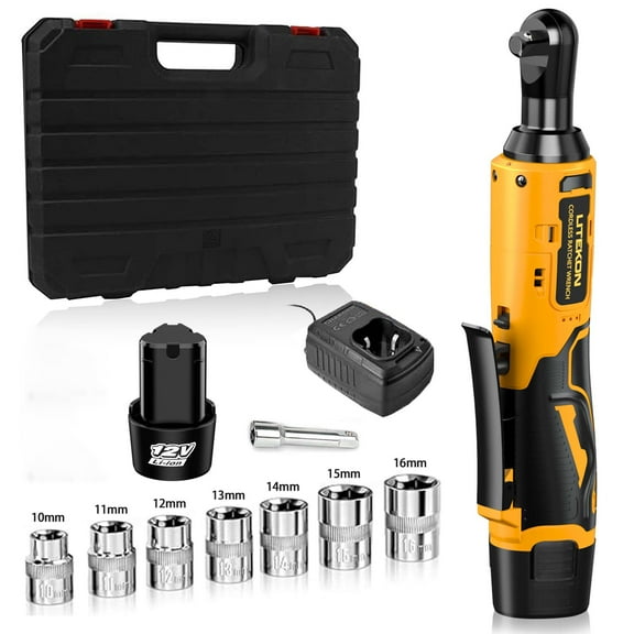 Free Shipping! Hyper Tough 12V Max Lithium-Ion 3/8-inch Cordless ...