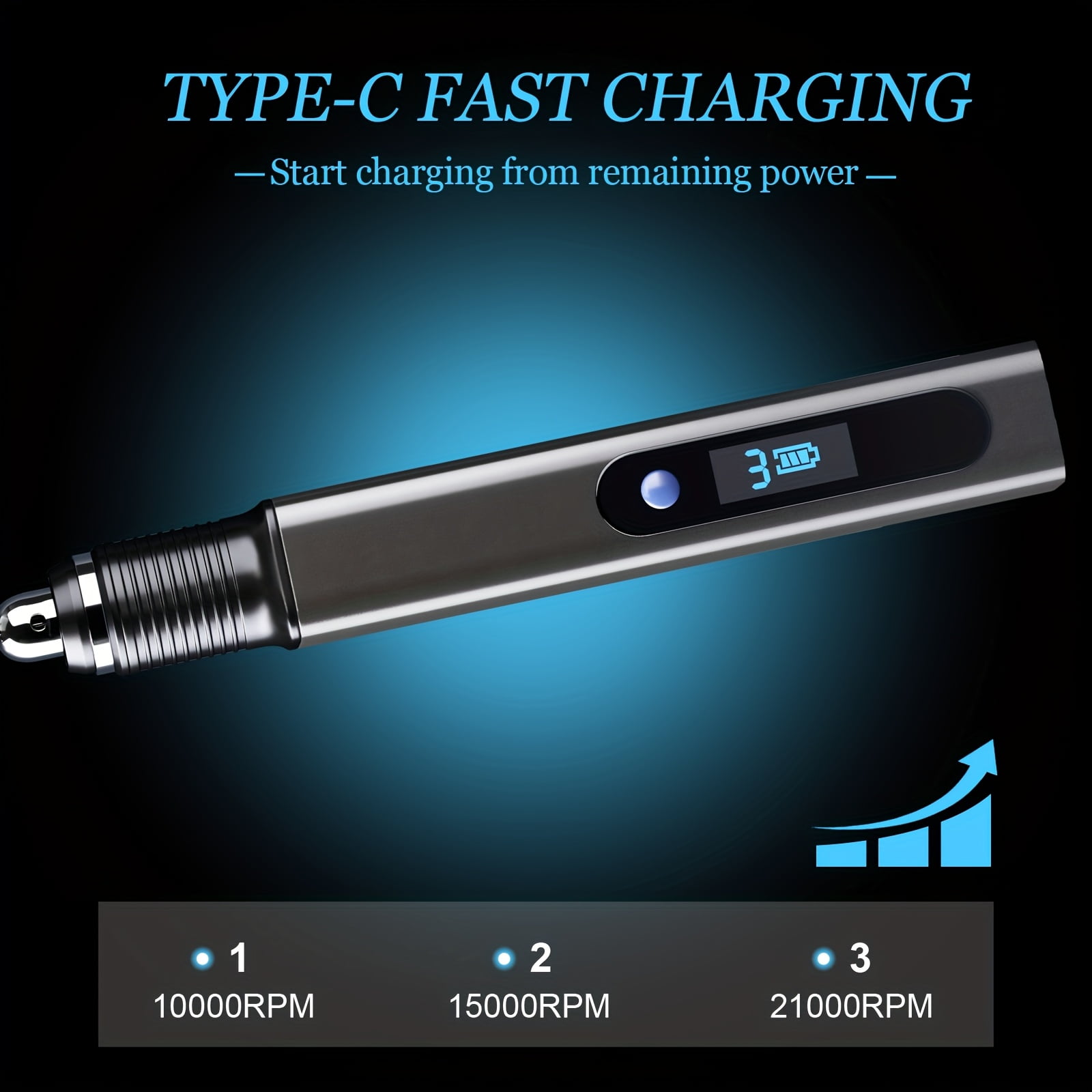 Cordless Rechargeable Engraving Pen Kit - 39 Bits & 10 Stencils ...