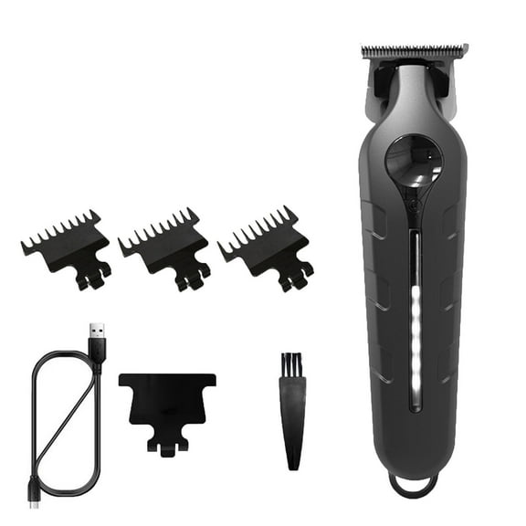 Kemei Cordless Hair Trimmer 0mm Clipper Professional Electric Cutting ...