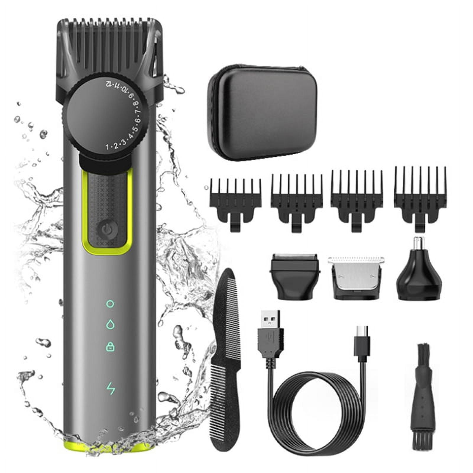 Cordless Rechargeable Hair Clipper & Trimmer Beard Trimmer for Men ...