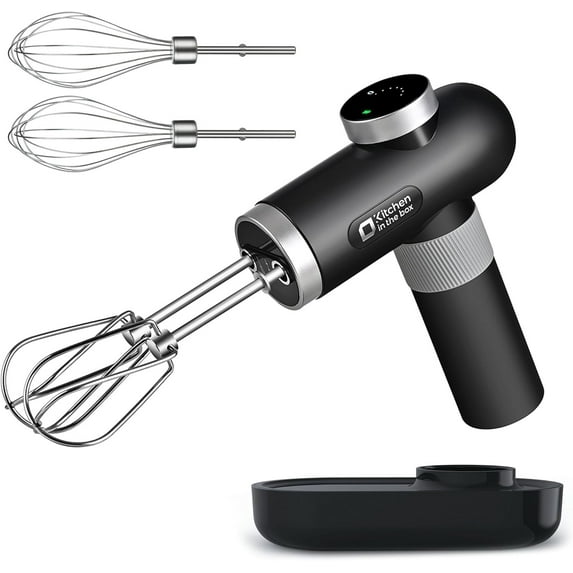 Cordless Rechargeable Hand Mixer for Kitchen, Portable Handheld ...