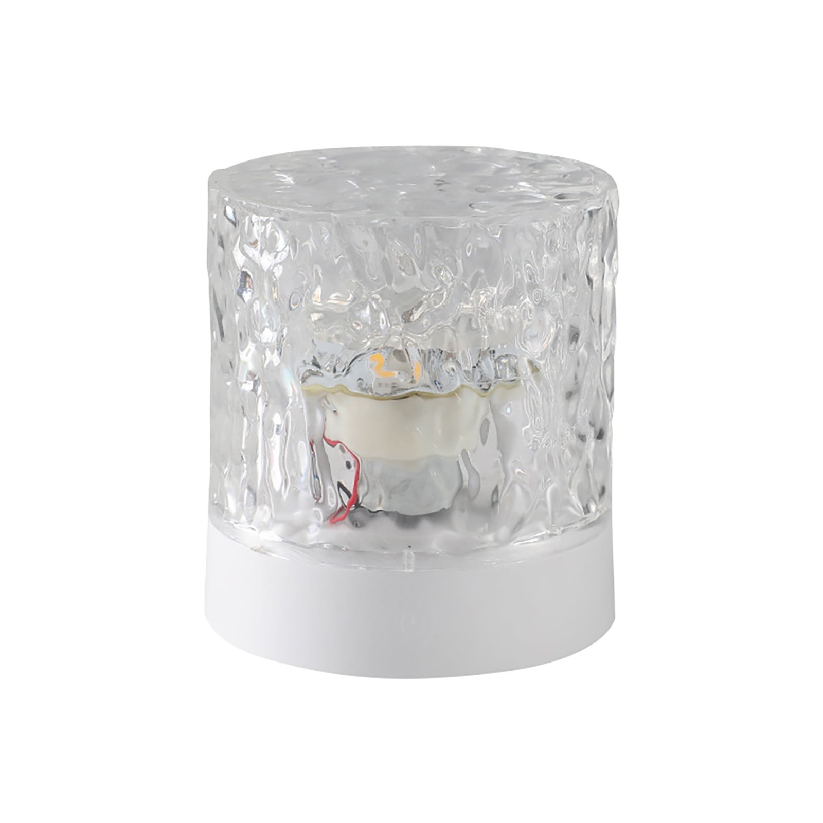 Cordless Rechargeable Shower Light with Ocean Wave Projection, 3D Water ...