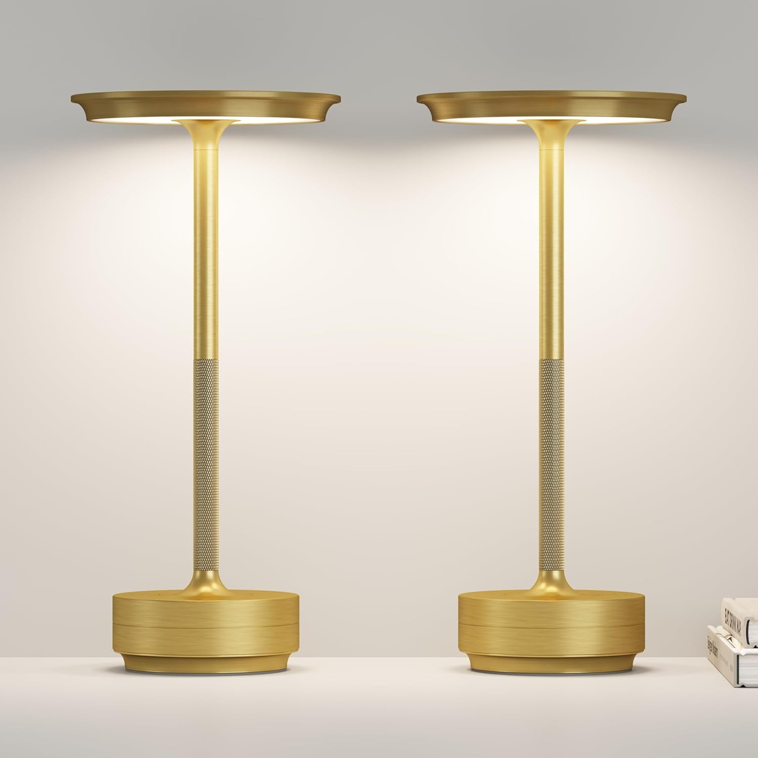 Cordless Rechargeable Table Lamp,LED Portable Touch 5000mAh Battery ...