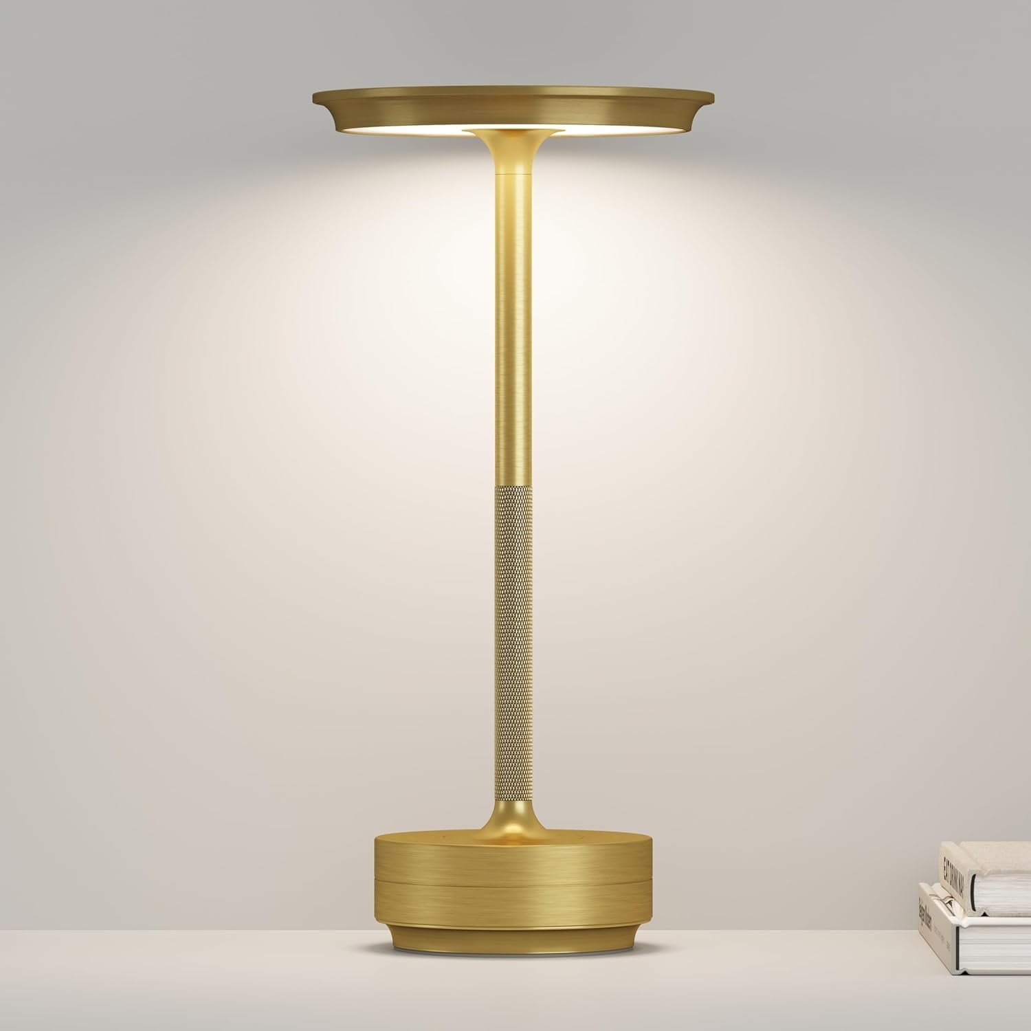 Cordless Rechargeable Table Lamp,LED Portable Touch Battery Operated ...