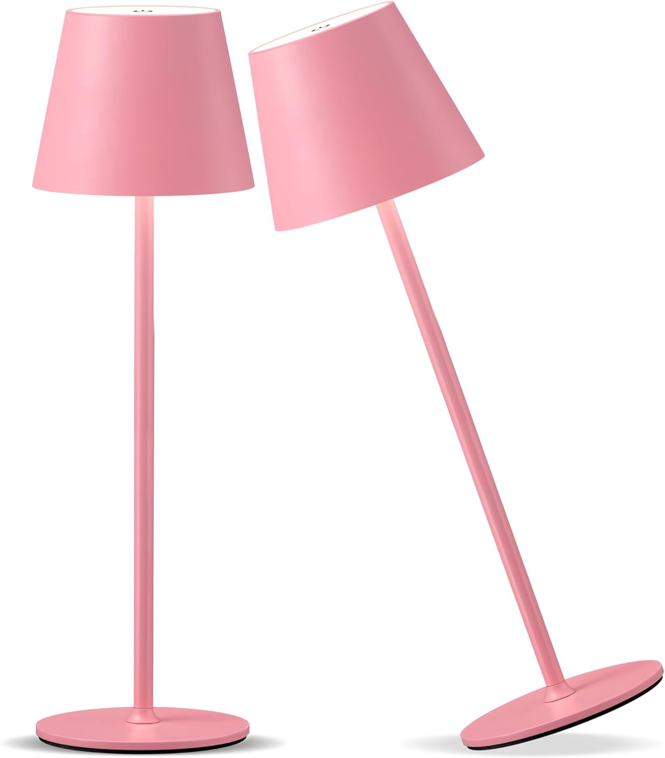 Cordless Rechargeable Table Lamp Set of 2, 5000mAh Battery Powered LED ...