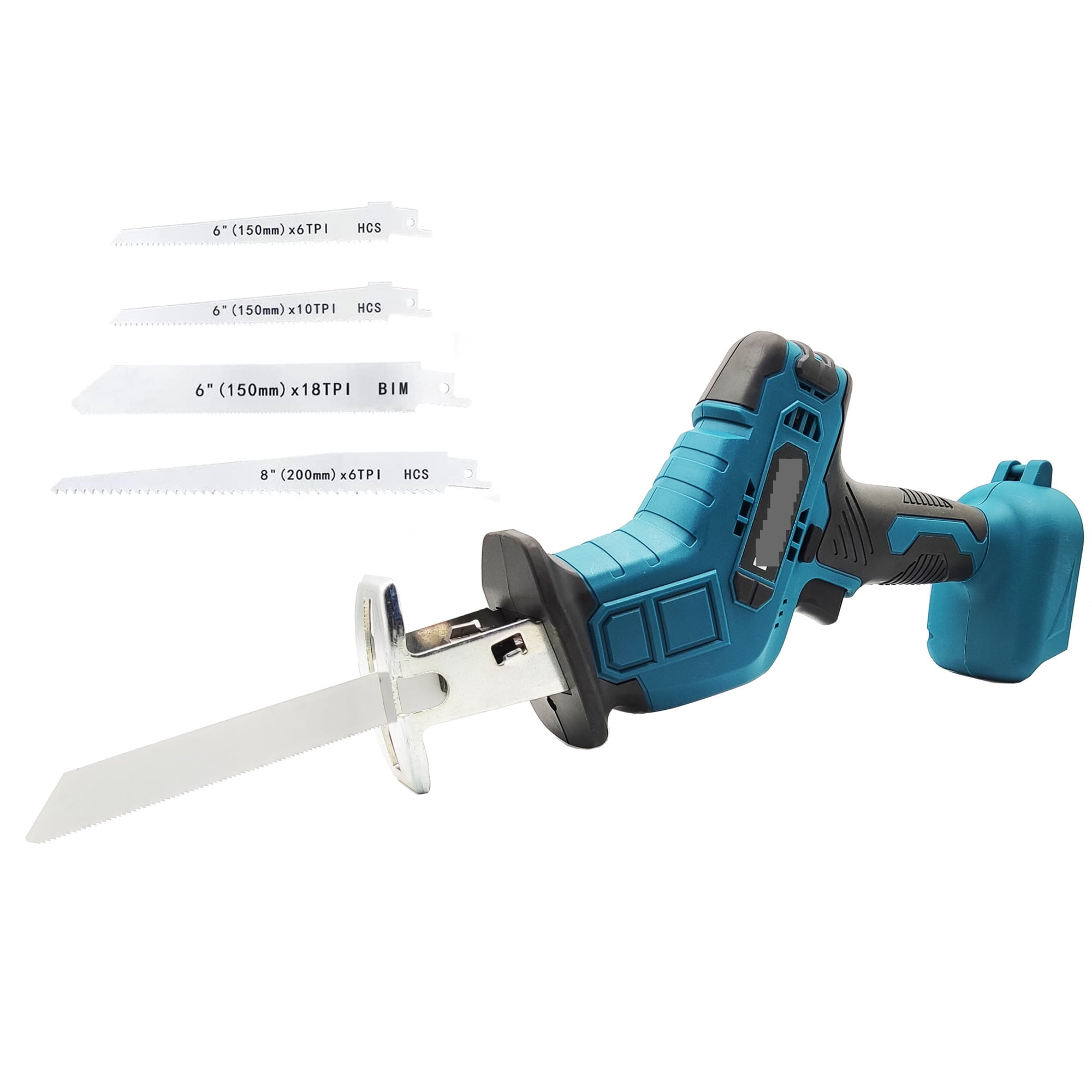 Cordless Reciprocating Saw 18V Adjustable Speed Electric Saw Wood Metal ...
