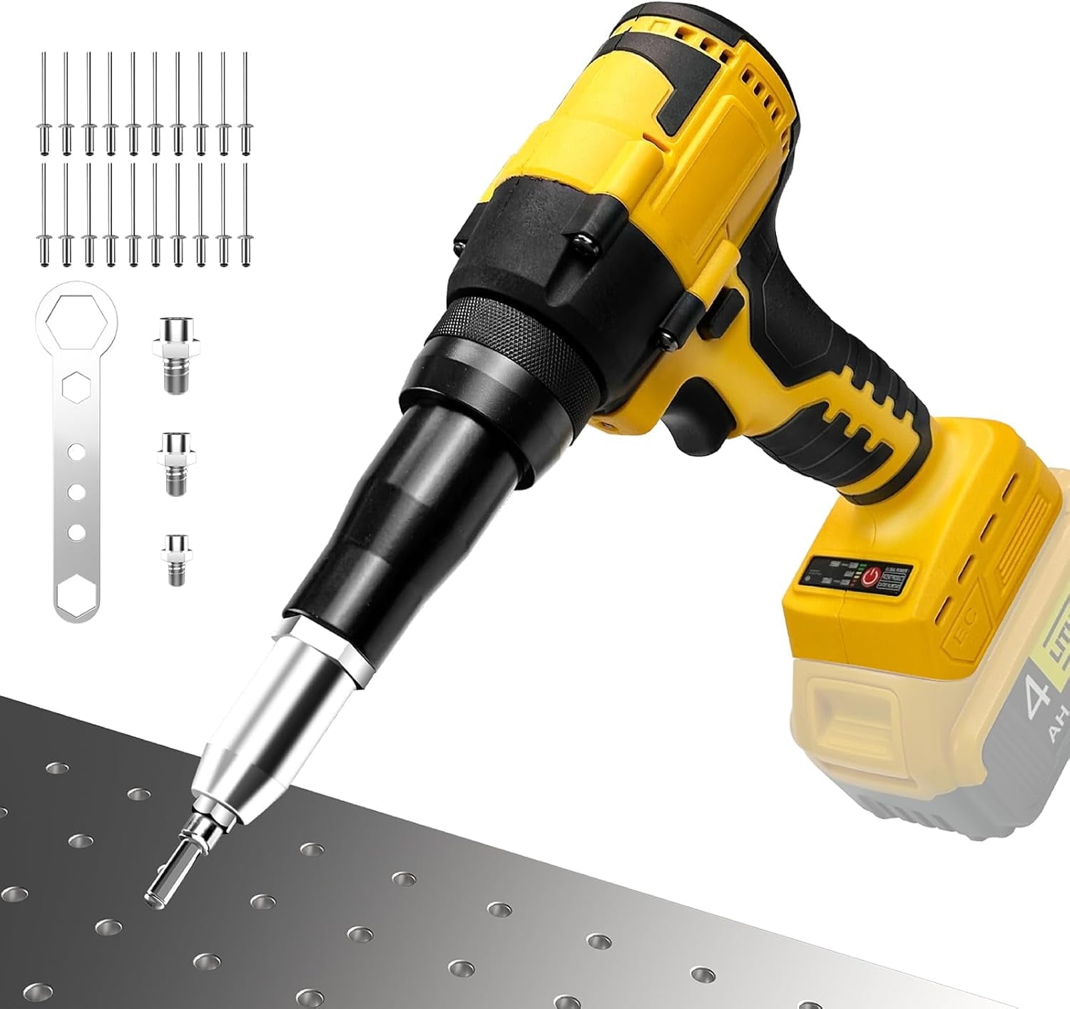 Cordless Rivet Gun,Dewalt 20V Max Battery Compatible(No Battery ...
