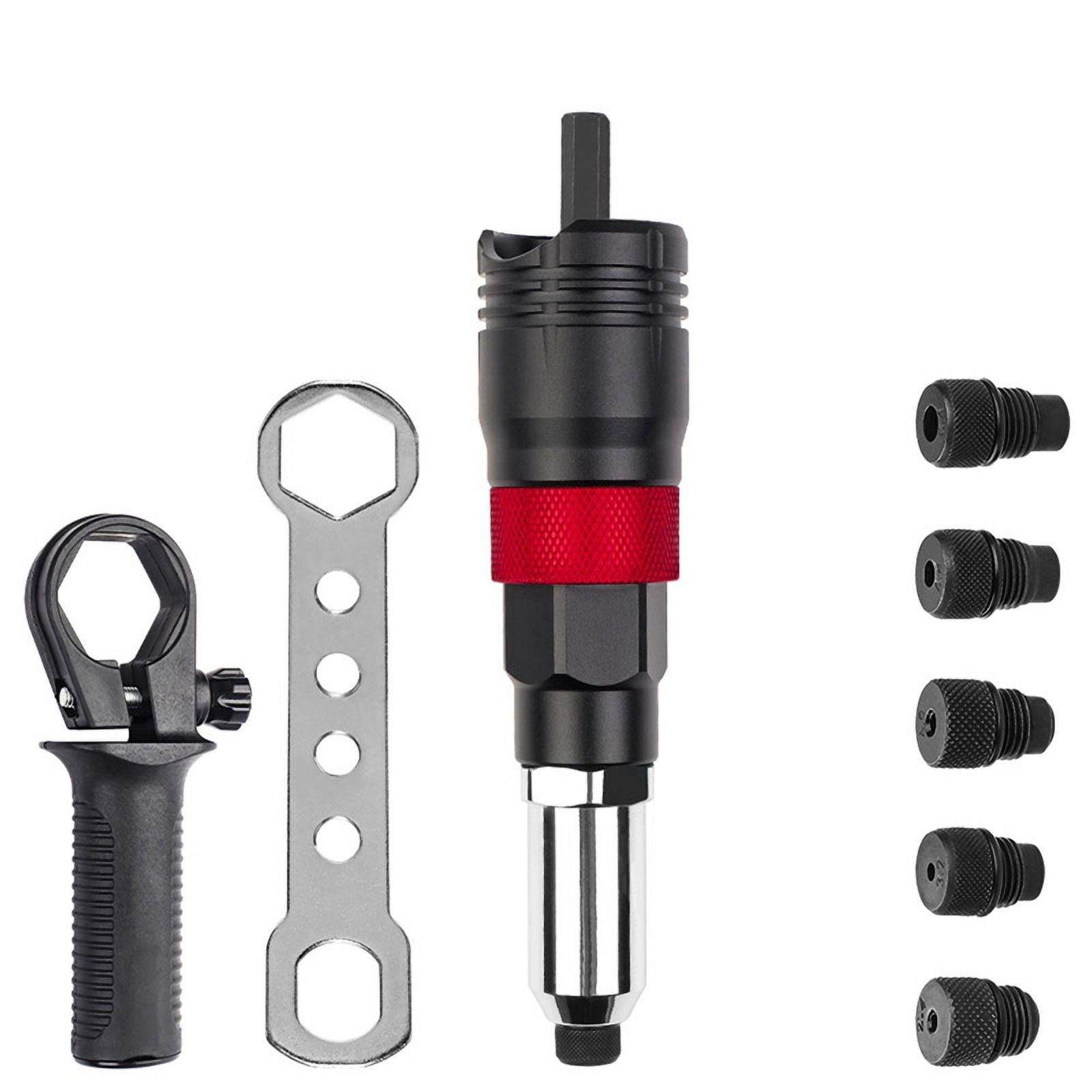 Cordless Riveting Machine Kit 2.4mm/3.2mm/4.0mm/4.8mm/6.4mm Insert Nut ...