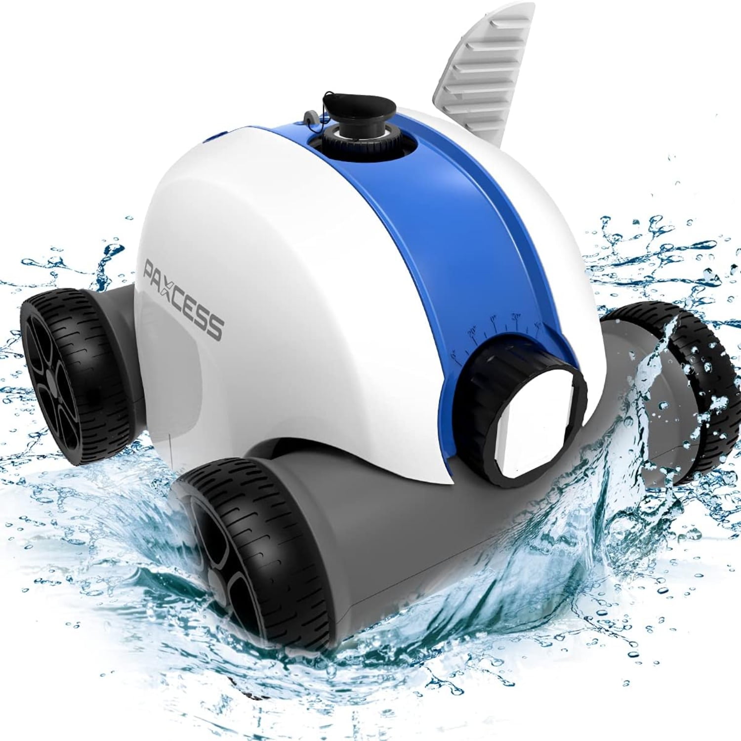 Cordless Robotic Pool Cleaner Automatic Pool Vacuum with 60-90 Mins ...