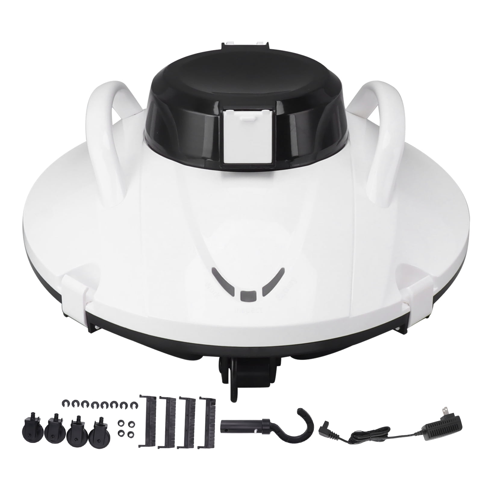 Cordless Robotic Pool Cleaner Automatic Waterproof Strong Suction Pool ...