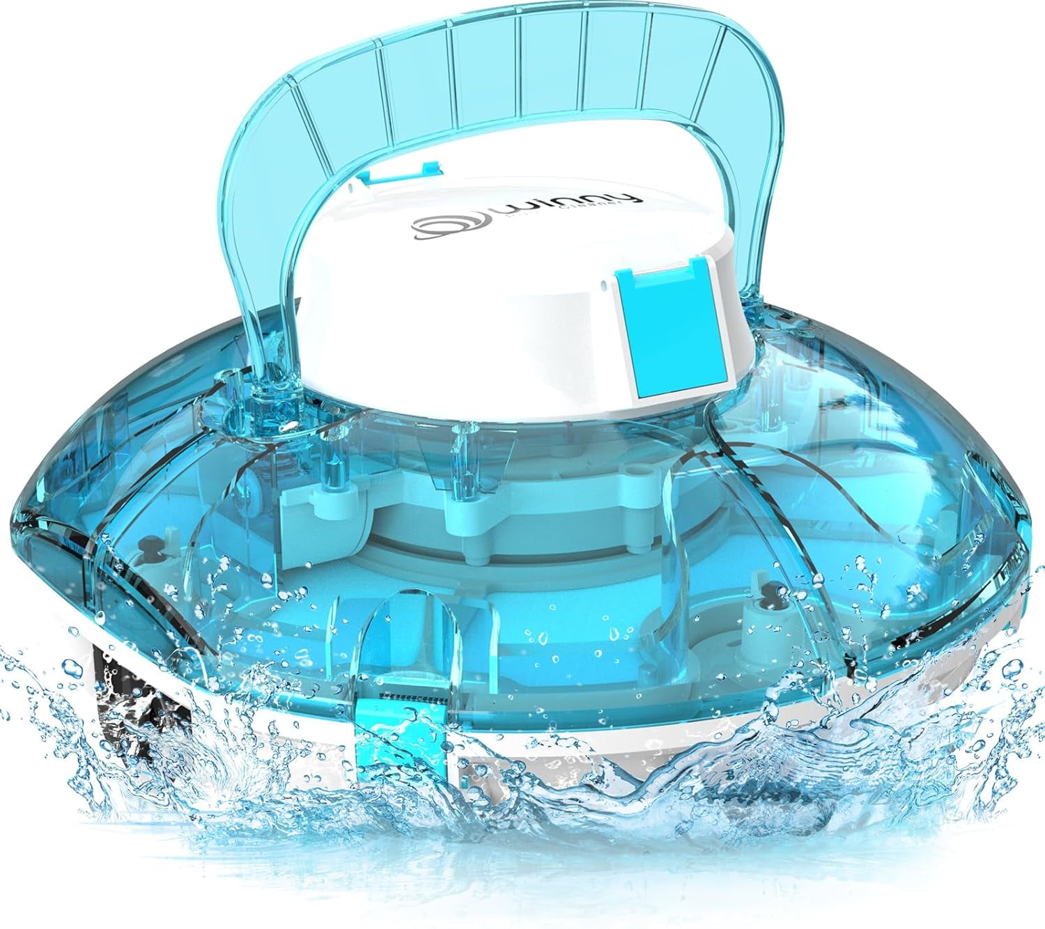 Cordless Robotic Pool Cleaner,Powerful Suction & Dual-Layer Filtration ...