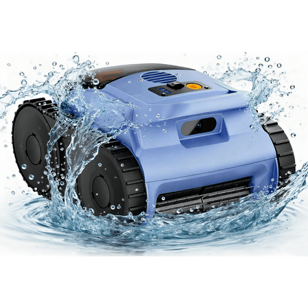 SereneLife Automatic Robot Pool Cleaner, Pool Cleaning Robot with Three ...