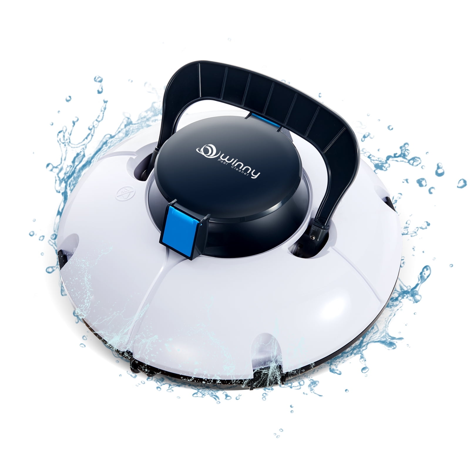 Cordless Robotic Pool Cleaner, Winny Pool Cleaner Automatic Pool Vacuum ...