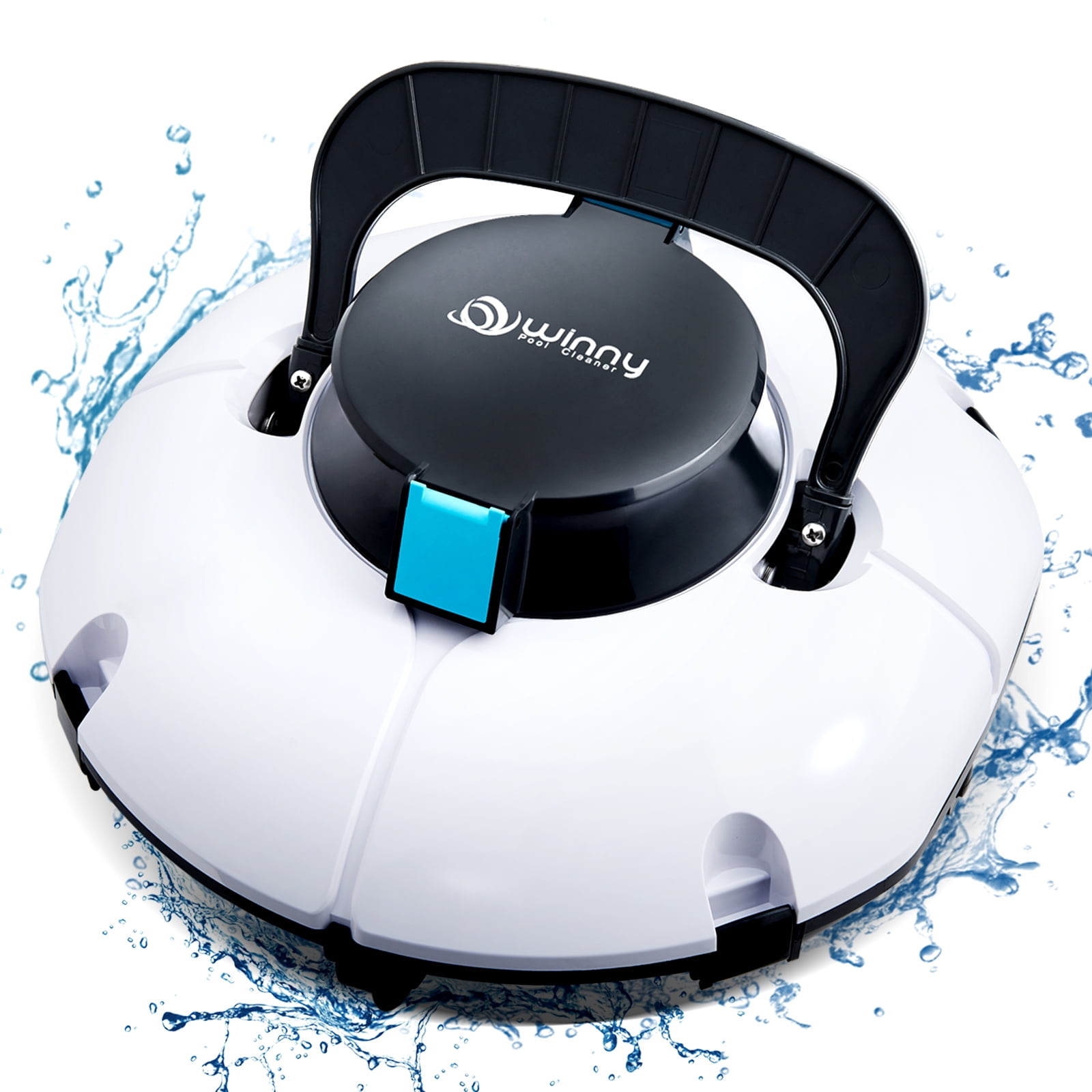 Cordless Robotic Pool Cleaner, Winny Pool Cleaner Automatic Pool Vacuum ...