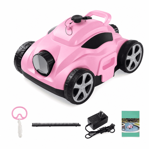 Cordless Robotic Pool Cleaner for Above Ground Pools, Automatic Pool ...