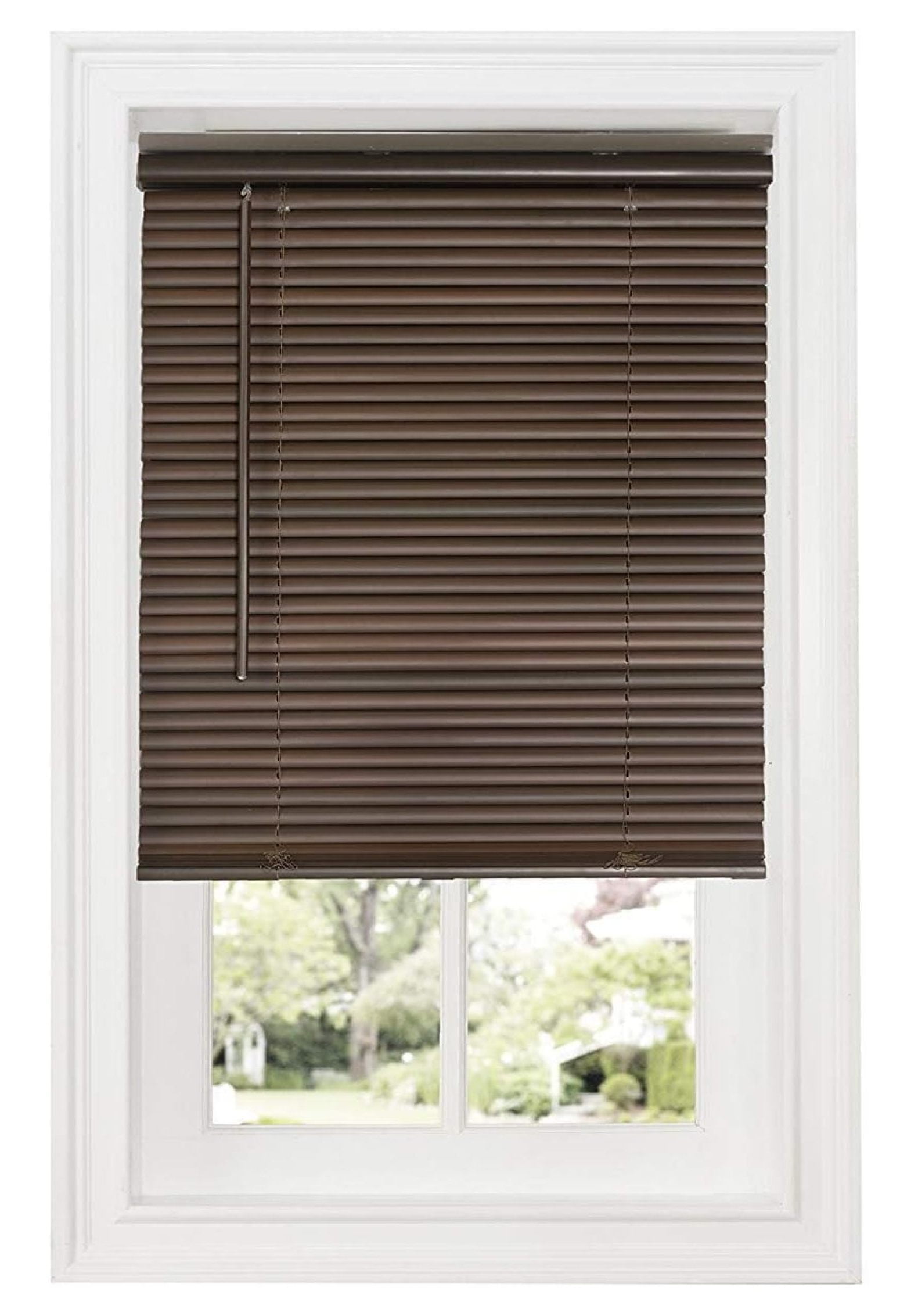 Cordless Room Darkening Mini Blind - 36 Inch Width, 64 Inch Length, 1 ...