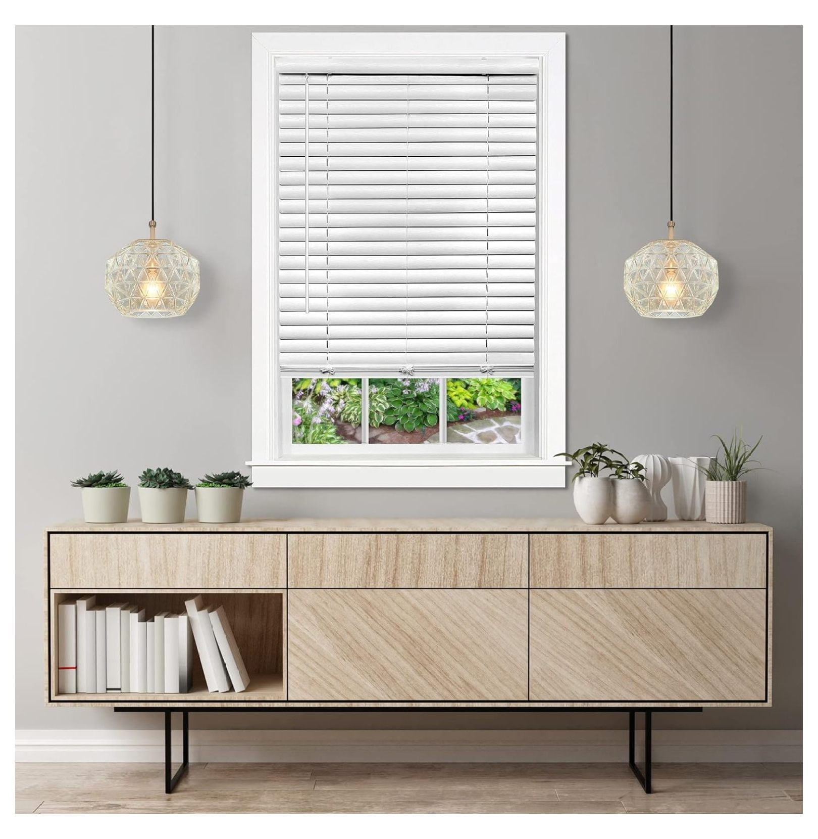 Cordless Room Darkening Venetian Blind - 33 Inch Width, 64 Inch Length ...