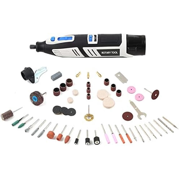 Cordless Rotary Tool Kit 12V 6 Variable Speeds - Comes with Chain Saw ...