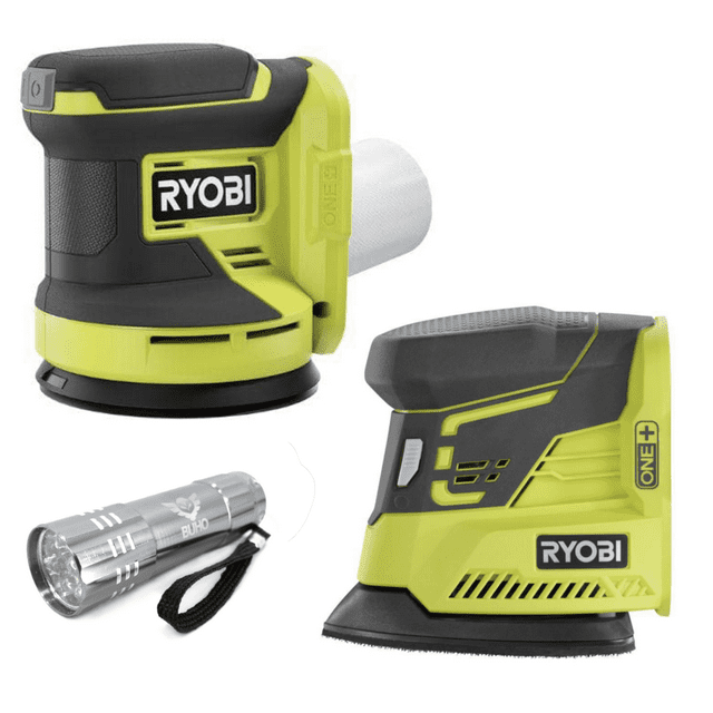 Cordless Sander Bundle, 18-Volt ONE+ with Ryobi 5 Inch Random Orbit ...