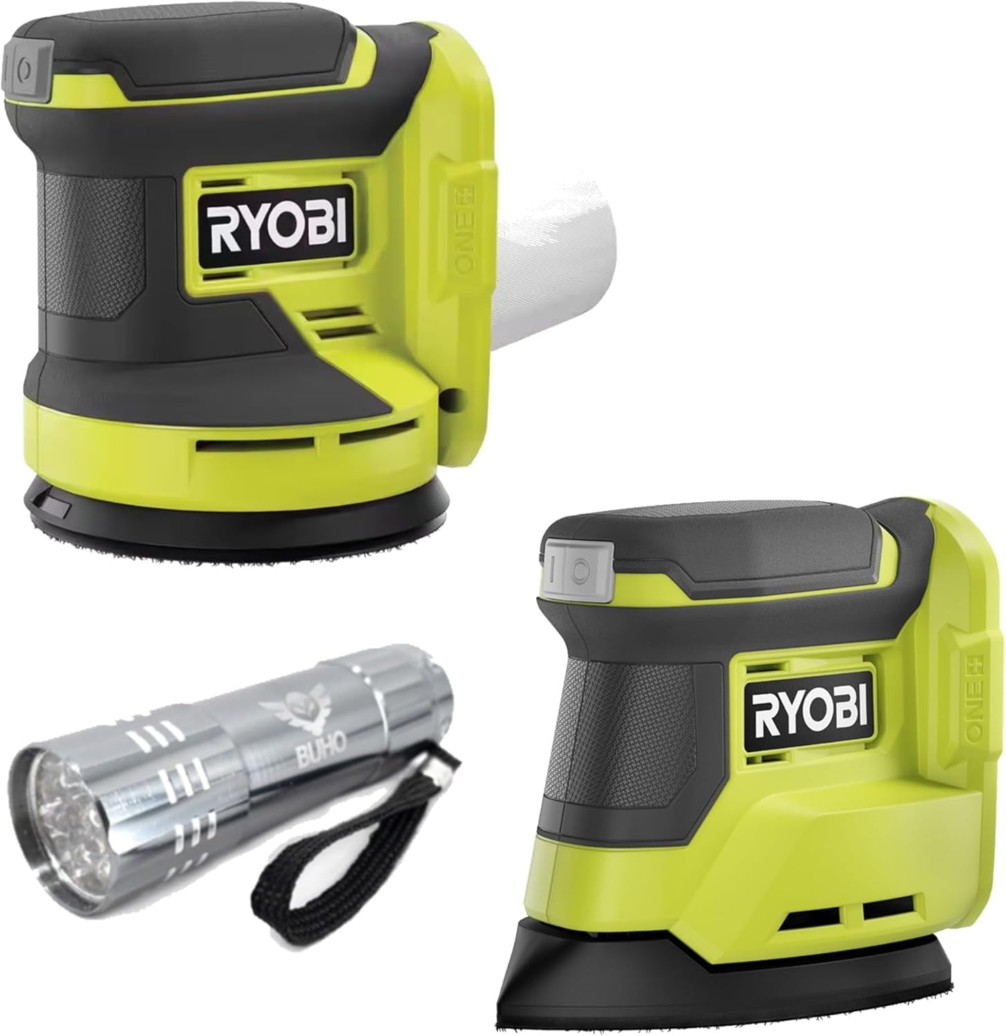 Cordless Sander Bundle, 18-Volt ONE+ with Ryobi 5 Inch Random Orbit ...